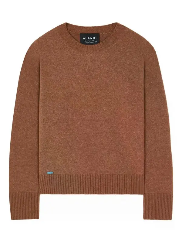 Alanui Crew-neck Sweater - Brown