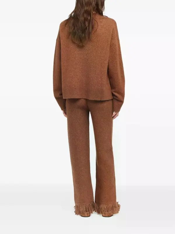Alanui Crew-neck Sweater - Brown