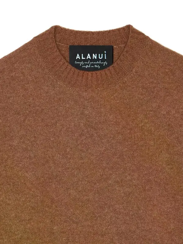 Alanui Crew-neck Sweater - Brown