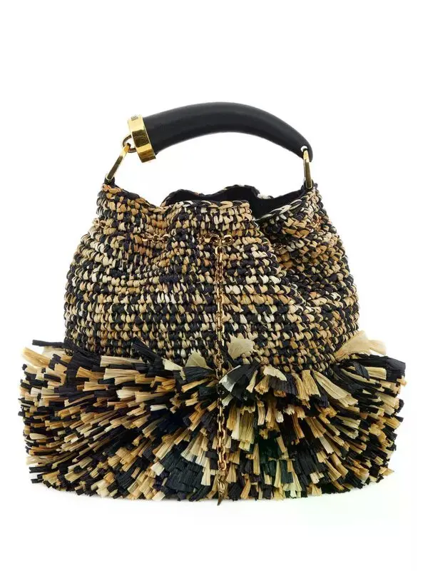 Roberto Cavalli Fringed Shoulder Bag