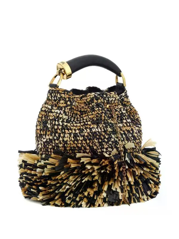 Roberto Cavalli Fringed Shoulder Bag