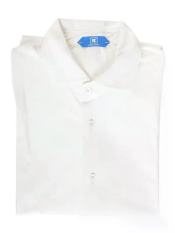 Kiton Capri Long-sleeve Button-up Shirt - White