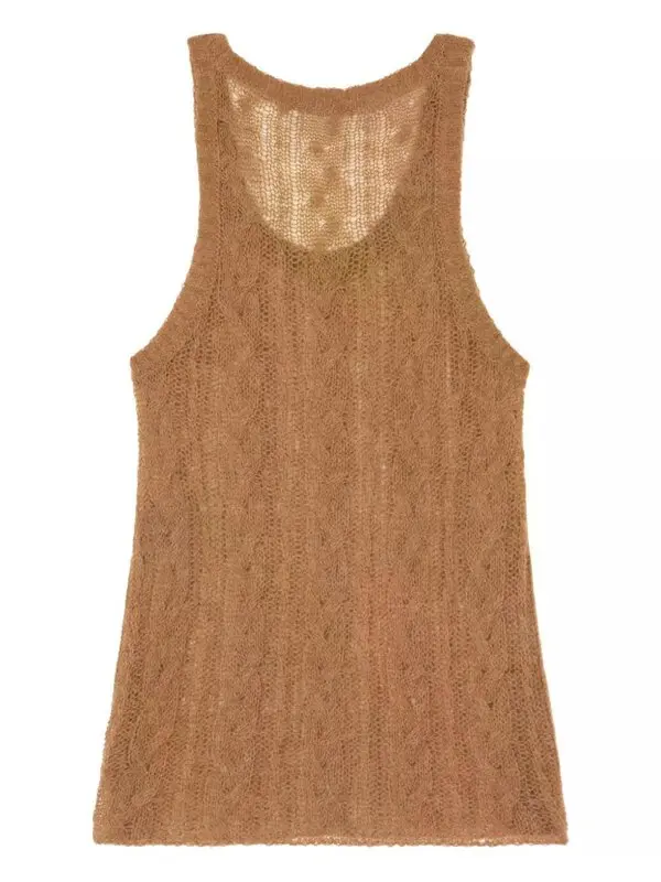 Alanui Cable-knit Tank Top