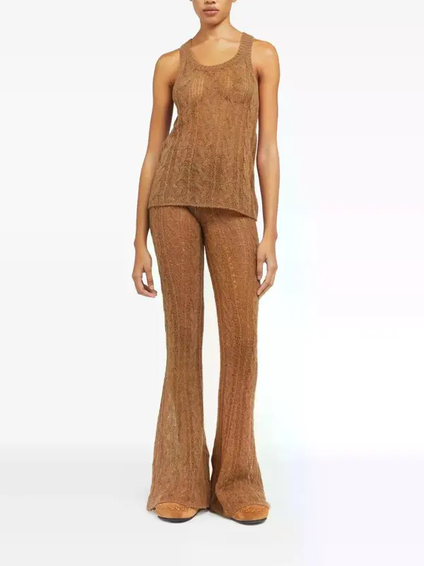 Alanui Cable-knit Tank Top