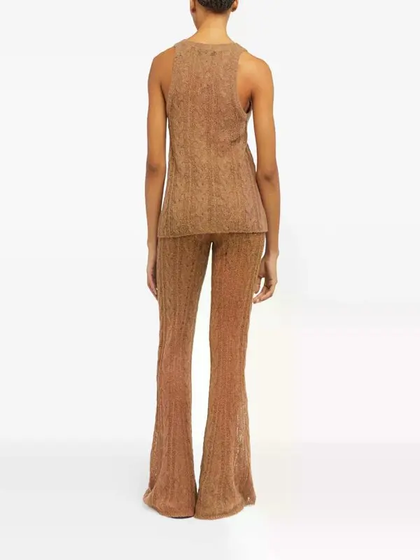 Alanui Cable-knit Tank Top