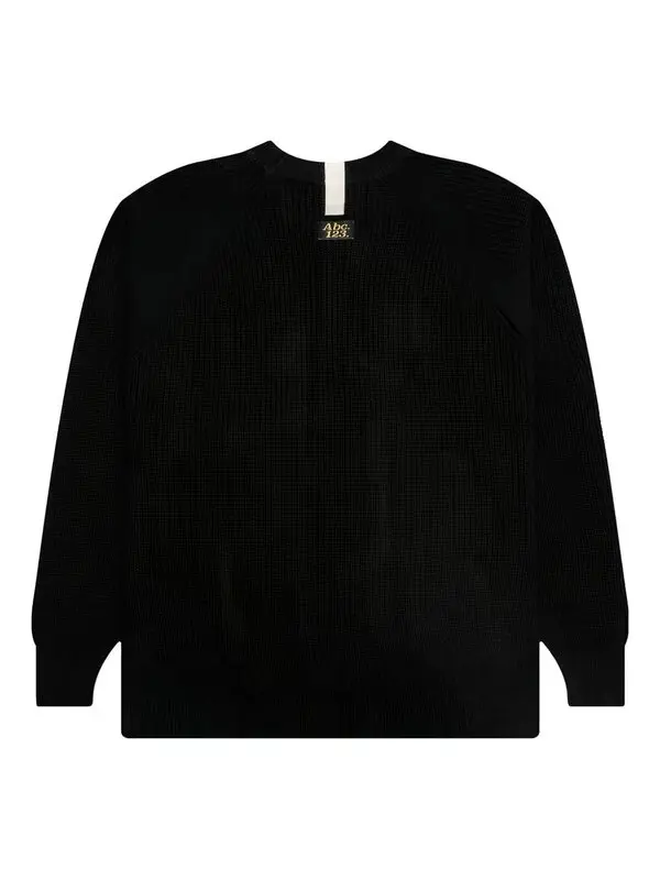 ADVISORY BOARD CRYSTALS Ribbed Crewneck Sweater