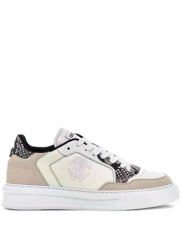 Roberto Cavalli Colour-block Low Top Sneakers
