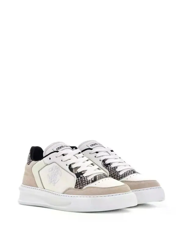 Roberto Cavalli Colour-block Low Top Sneakers