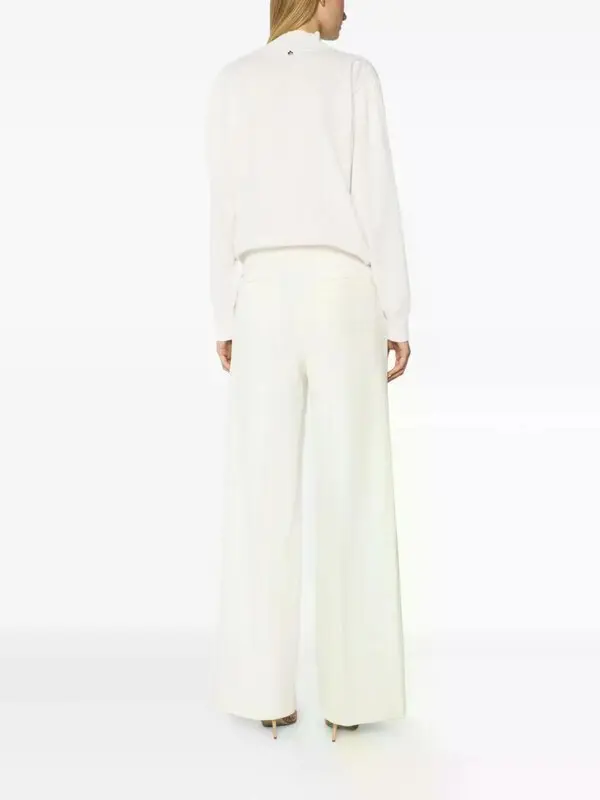 GENNY High-neck Puff-sleeve Sweater