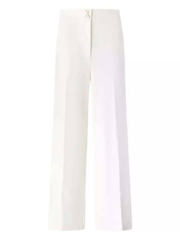 GENNY Wide-leg Trousers With Crystal Detailing