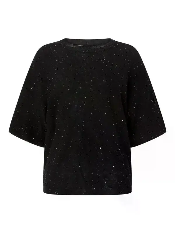 GENNY Glitter-embellished Top