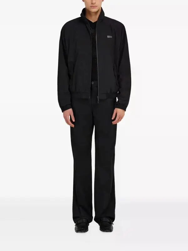FERRAGAMO Logo-patch Bomber Jacket