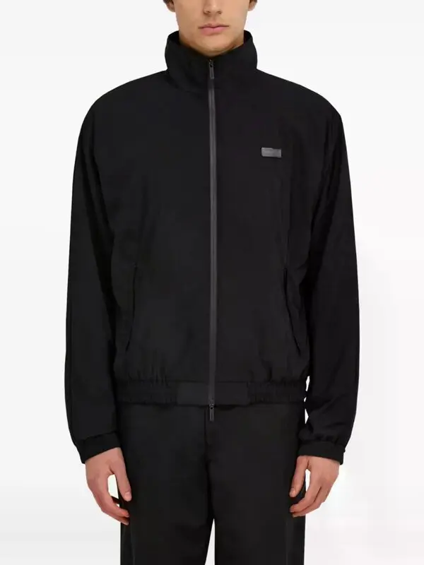 FERRAGAMO Logo-patch Bomber Jacket