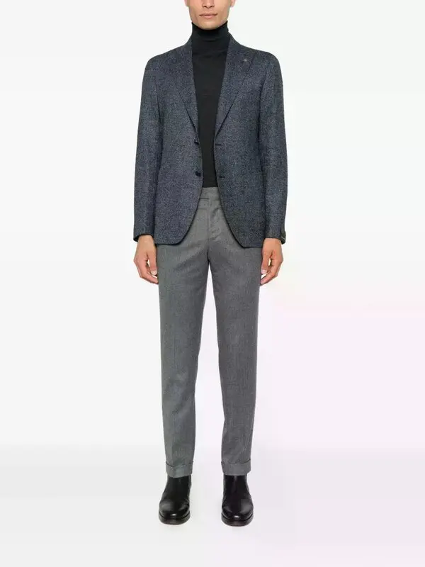 Tagliatore Speckled Weave Two-button Jacket