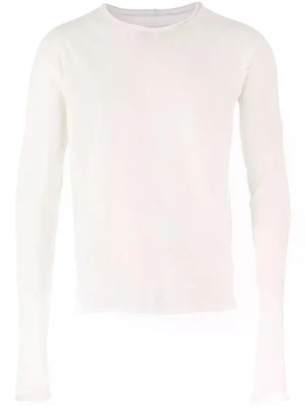 LECLAIREUR Tie-dye Cotton Sweater - White