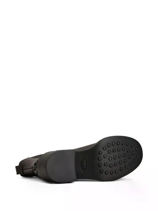 TOD'S Leather Chelsea Boots - Red