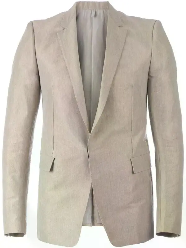 DEEPTI Classic Blazer With Concealed Button Fastening