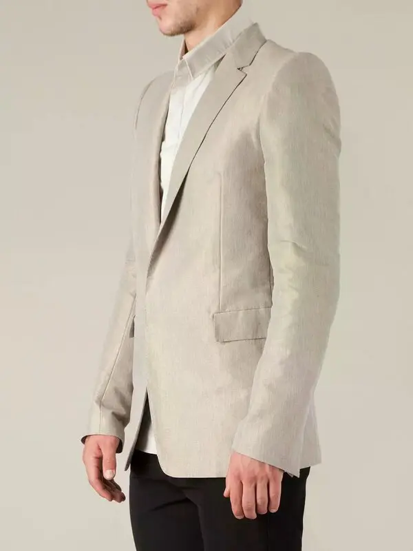 DEEPTI Classic Blazer With Concealed Button Fastening
