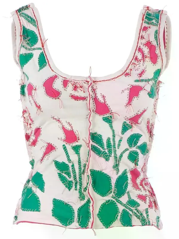PROJET ALABAMA Patterned Tank Top - Pink
