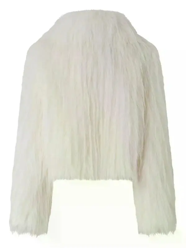 Pinko Cropped Faux Fur Jacket