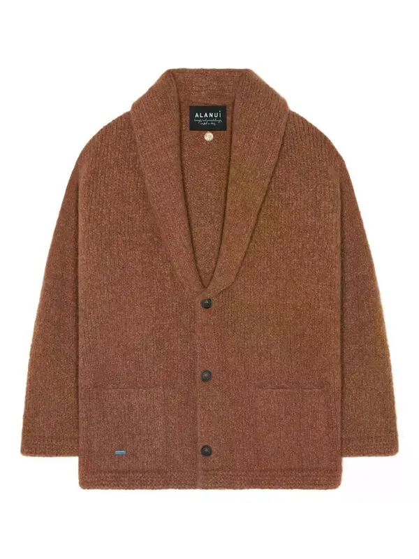 Alanui Shawl-collar Button Cardigan - Brown