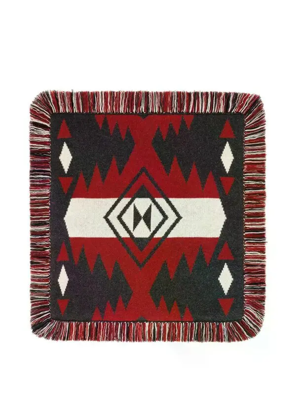 Alanui Icon-jacquard Fringed Pillow