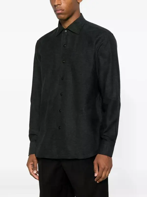 Brioni Long-sleeve Button-fastening Shirt