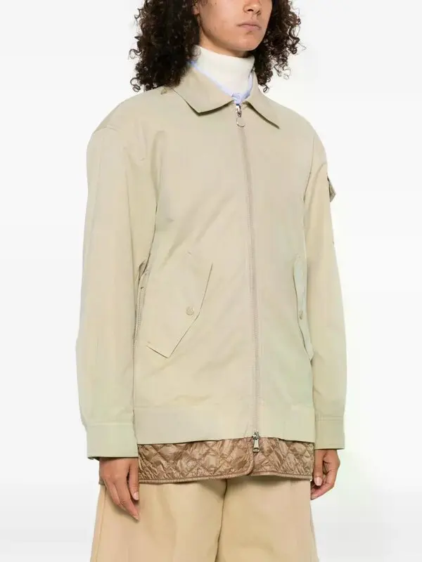 Moncler Quilted Zip-up Jacket