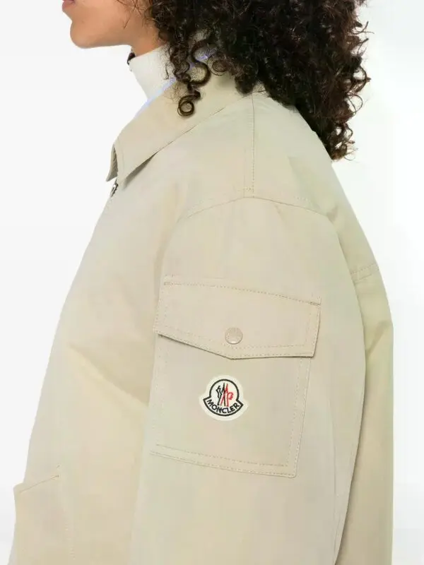 Moncler Quilted Zip-up Jacket