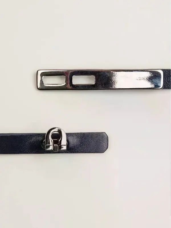 Maison Ullens Slim Leather Belt