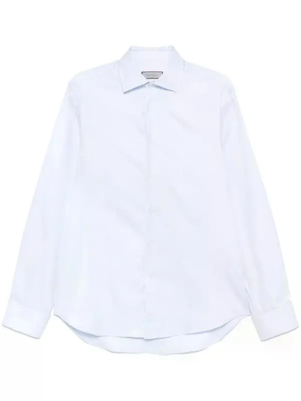 Canali Pattern Jacquard Shirt