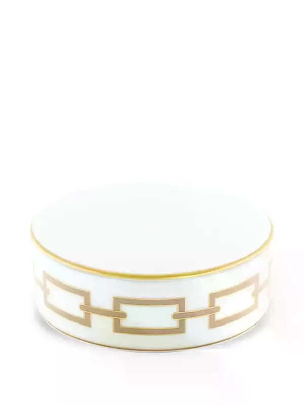 GINORI 1735 Catene Chain-link Trinket Box - White