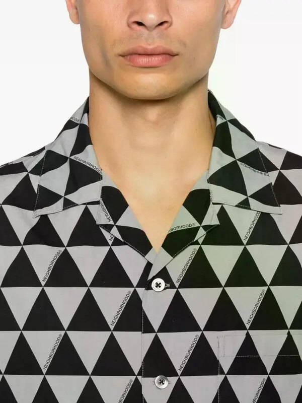 NEIGHBORHOOD Triangle-print Shirt