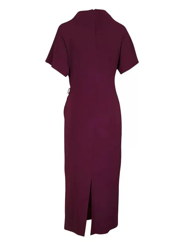 Brunello Cucinelli Belted Midi Dress - Red