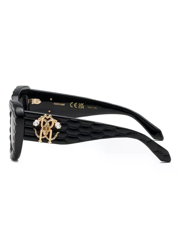 Roberto Cavalli Quilted Cat-eye Sunglasses