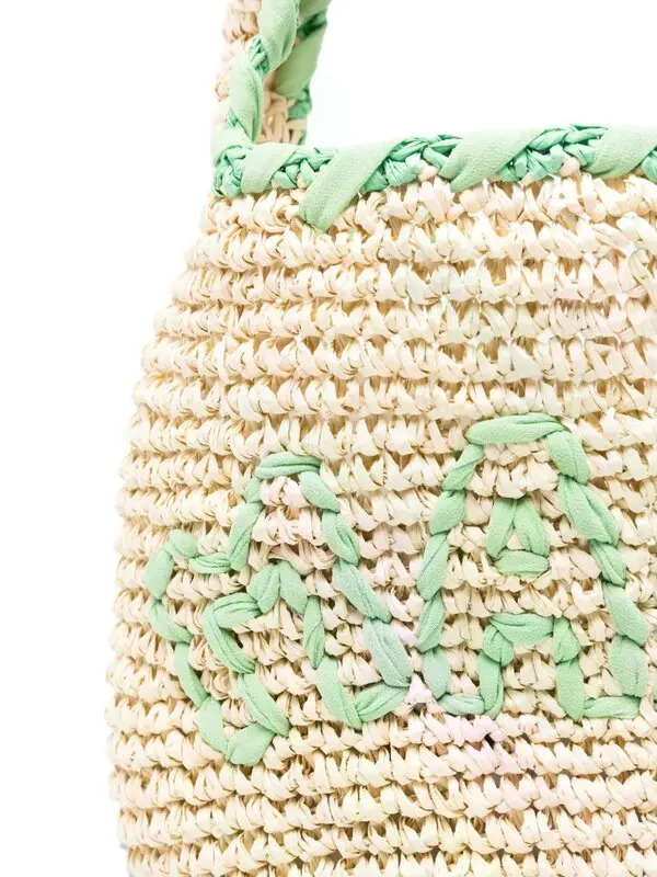 Marni Nassa Woven Shoulder Bag - Neutrals
