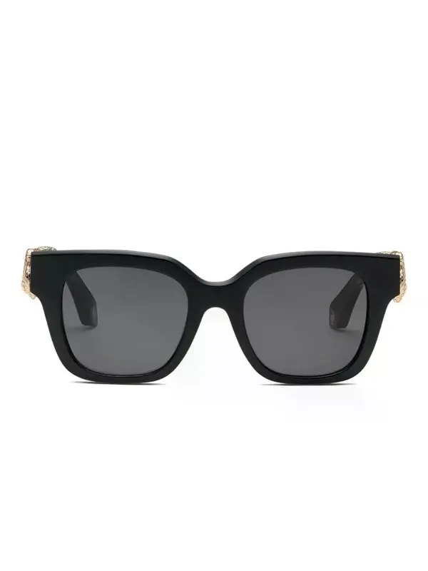 Roberto Cavalli Square Frame Sunglasses - Black