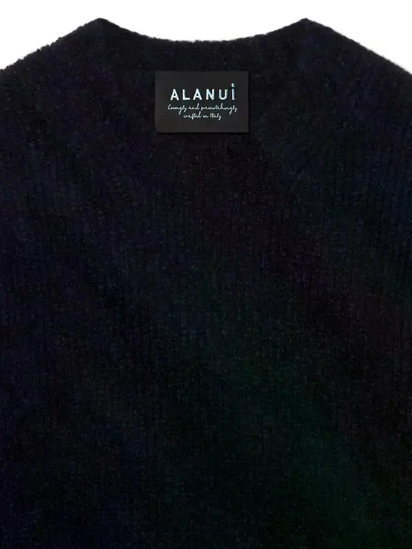 Alanui Crew-neck Cashmere-silk Blend Sweater