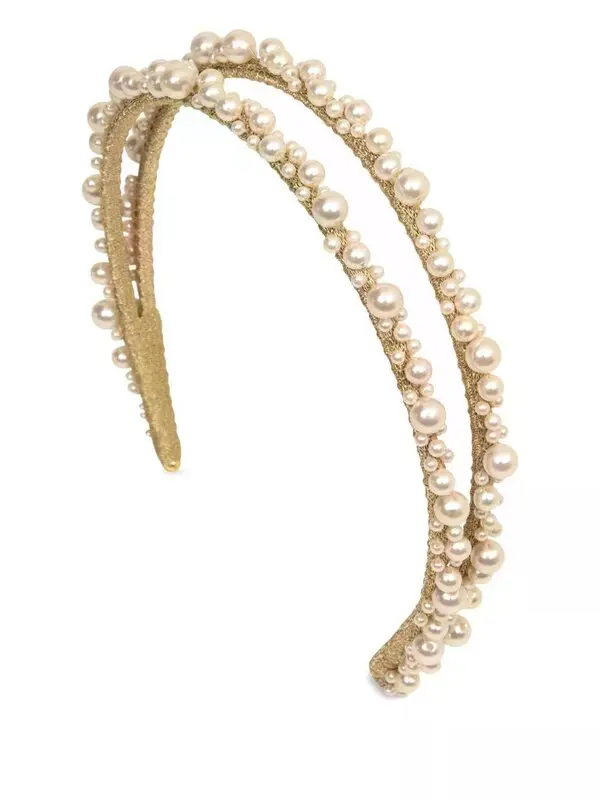 JENNIFER BEHR Perlita Headband - Gold