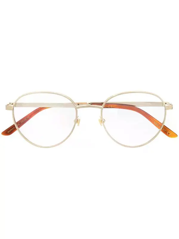 Gucci Round-frame Glasses - Silver