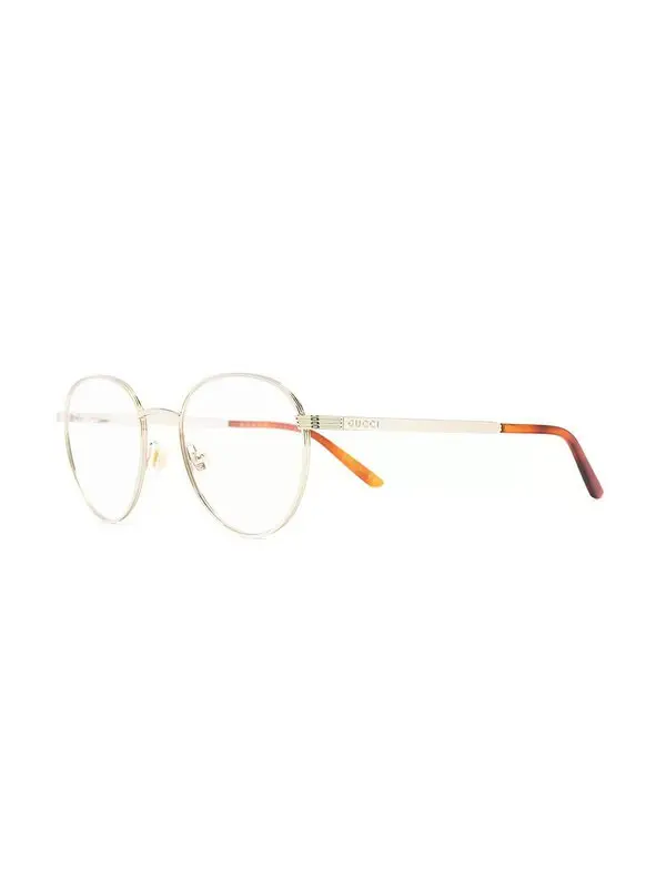 Gucci Round-frame Glasses - Silver