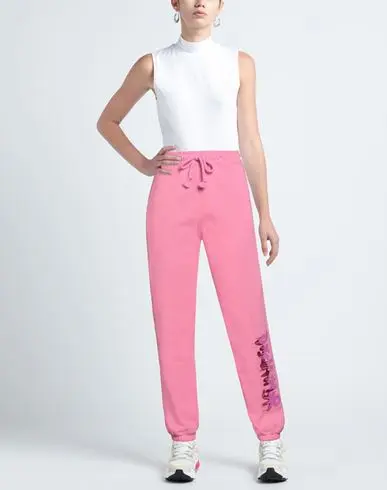 DISCLAIMER Cotton Fleece Track Pants - Fuchsia
