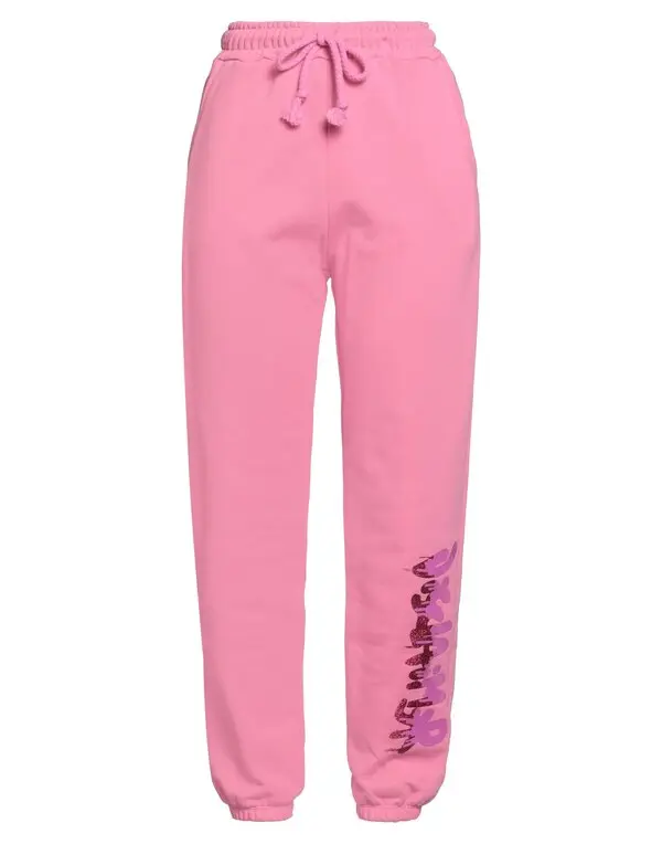 DISCLAIMER Cotton Fleece Track Pants - Fuchsia