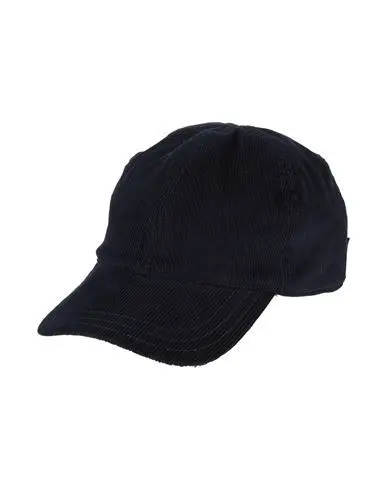 Borsalino Cotton And Virgin Wool Baseball Cap - Midnight Blue