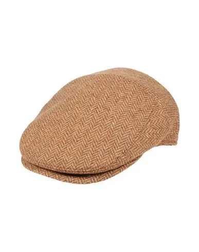 Borsalino Virgin Wool Flat Cap - Beige