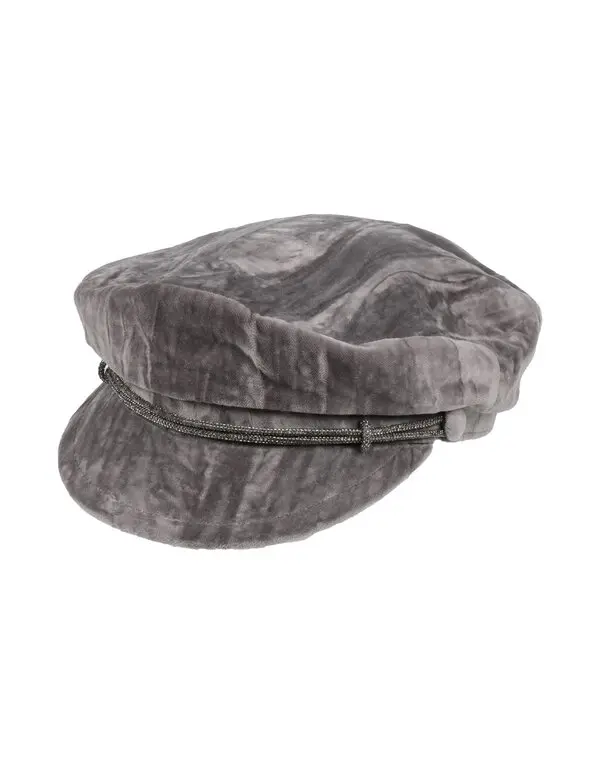 Borsalino Cotton Velvet Flat Cap