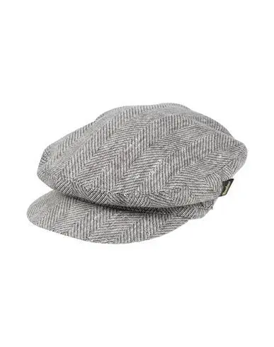 Borsalino Linen Flat Cap - Black