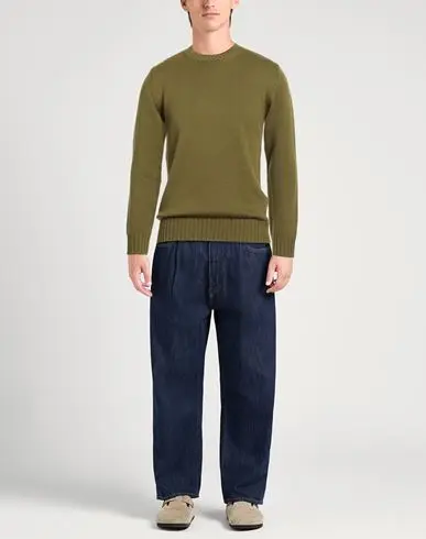 Alpha Studio Wool Crewneck Sweater - Green