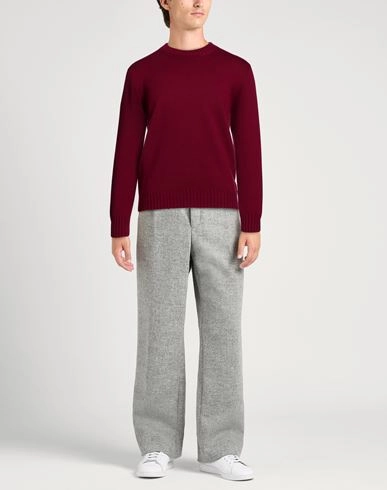 Alpha Studio Crewneck Wool Sweater - Red