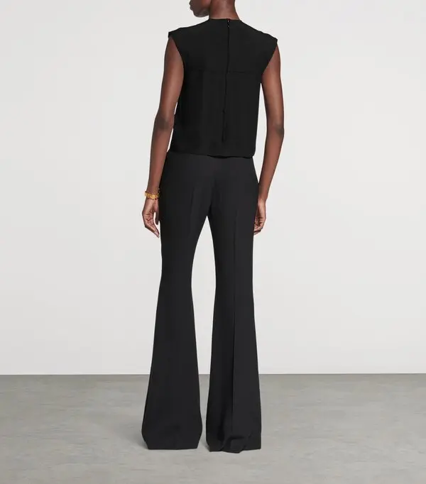 Balenciaga Silk Jacquard License Top